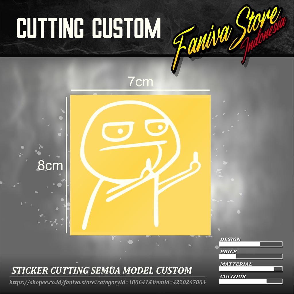 Jual STICKER CUTTING CUSTOM MODEL / CUTTING ANIMASI / LOGO LAINYA ...