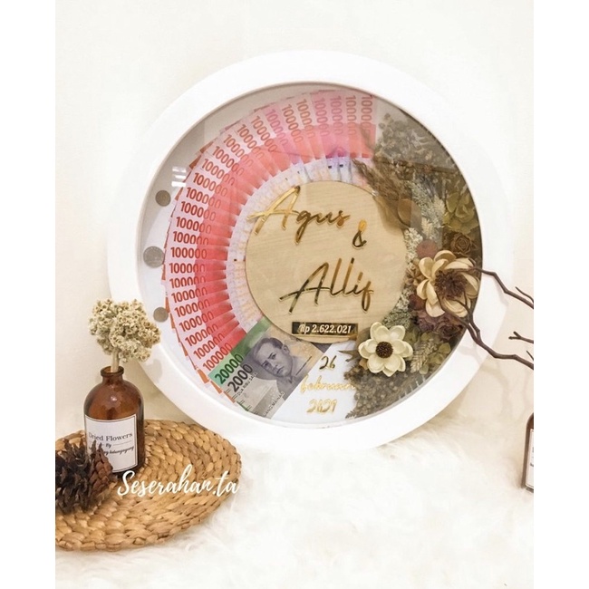 Jual MAHAR LINGKARAN/MAHAR BULAT/MAHAR RUSTIC/MAHAR BUNGA KERING ...