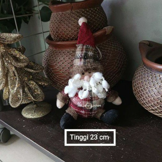 Jual Boneka Santa Claus 22 cm | Shopee Indonesia