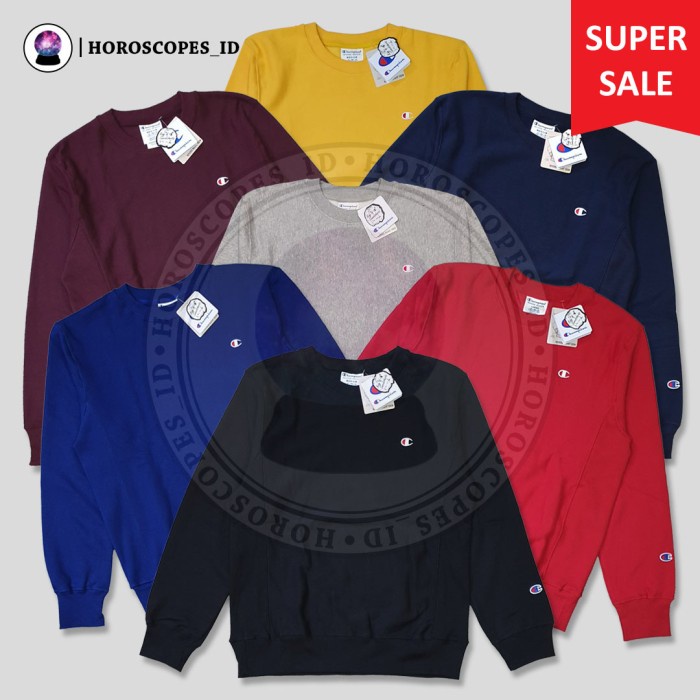 Jual [TERBAIK] Champion Basic Logo Crewneck Original Reverse Weave DW704Q2 | Shopee Indonesia
