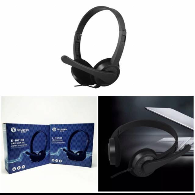Jual Erphone gaming murah headset bando gaming EH 6108 & G18 ada ...