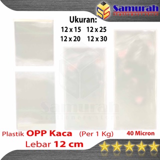 Jual Plastik OPP Kaca Lebar 12 x 15 cm Bening / Plastic Souvenir Ukuran ...