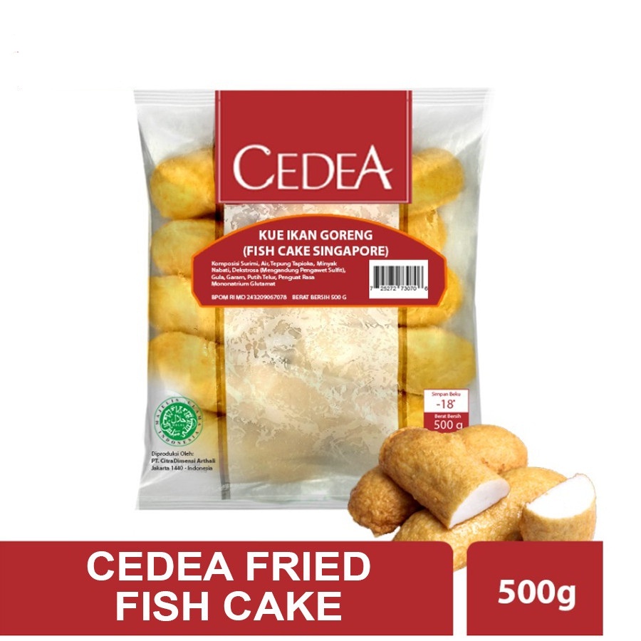 Jual KUE IKAN GORENG CEDEA 500GR FRIED FISH CAKE HALAL | Shopee Indonesia