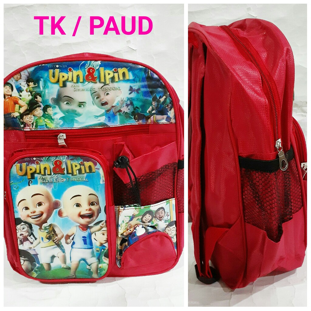 Jual Tas anak suka Upin & Ipin / backpack ransel sekolah TK PAUD tas ...