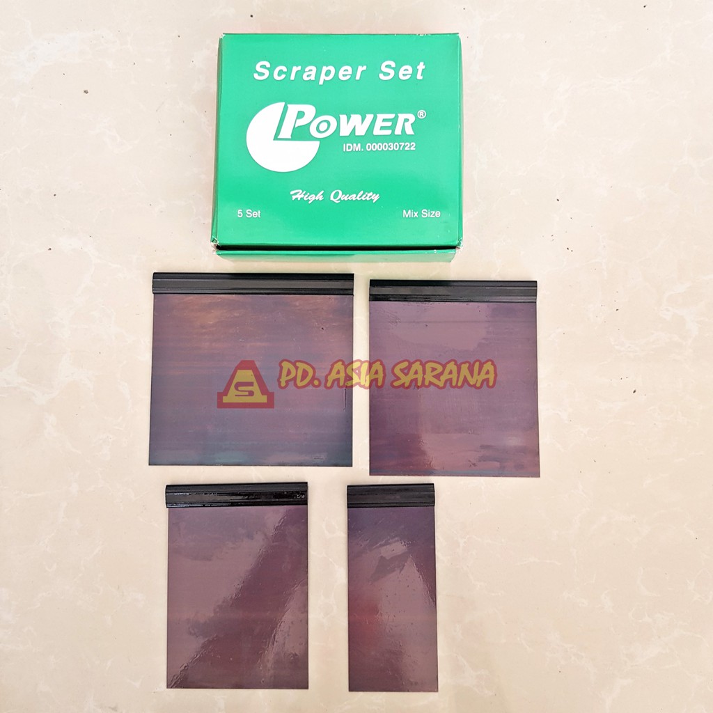 Jual Kape Besi Tebal [4 Pcs] Set POWER / Skrap Scrap Pengerok CAT ...