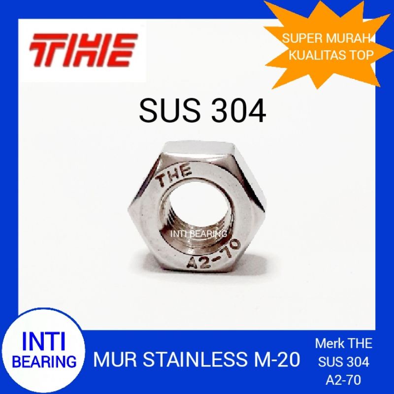 Jual MUR STAINLESS M20 RING PER STAINLESS M20 RING PLAT STAINLESS M20 ...