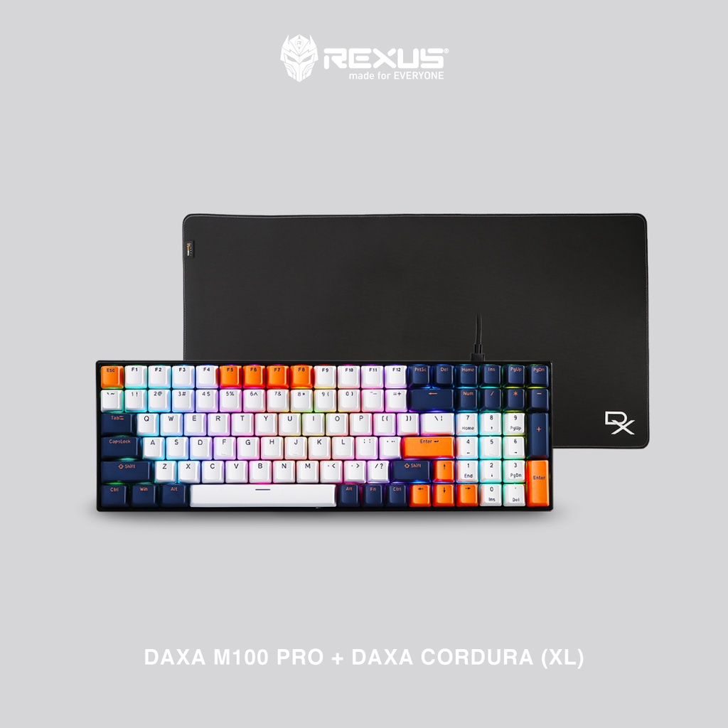Jual PROMO Bundling Rexus Keyboard Gaming Mechanical Daxa M100 ...