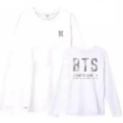 Jual KAOS BTS BEYOND THE SCENE Lengan Panjang - Kaos KPOP BTS - Putih ...