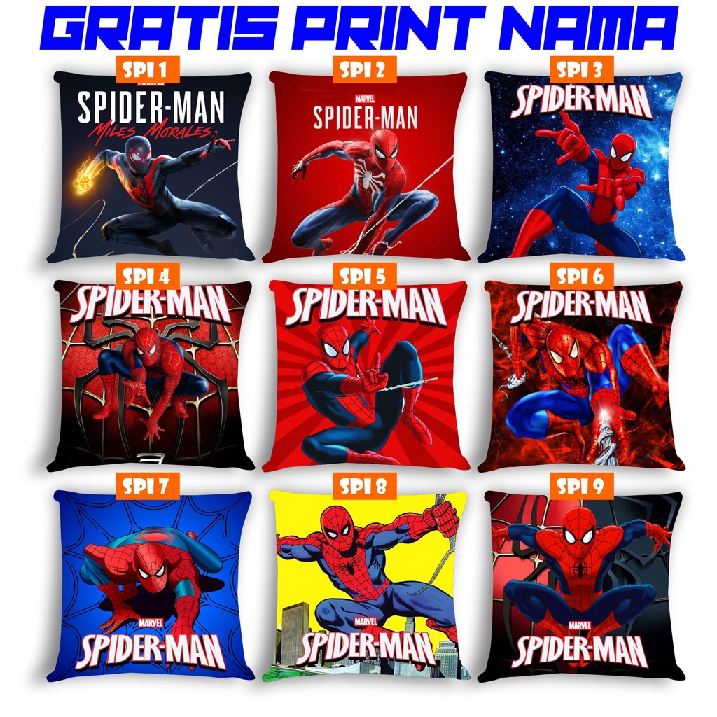 Jual BANTAL SPIDERMAN / BANTAL HADIAH | Shopee Indonesia