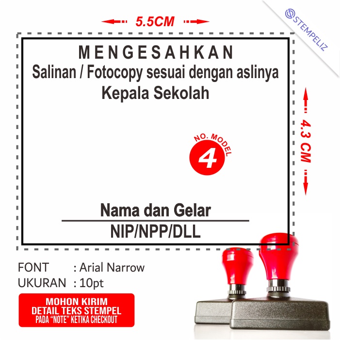 Jual Stempel Mengesahkan Sesuai Aslinya / Legalisir Kepala Sekolah SD ...