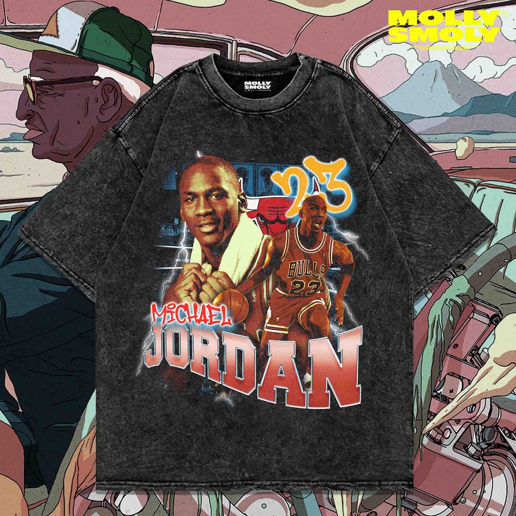 Jual KAOS MICHAEL JORDAN WASHED OVERSIZE | WASHED T-SHIRT | OVERSIZE ...
