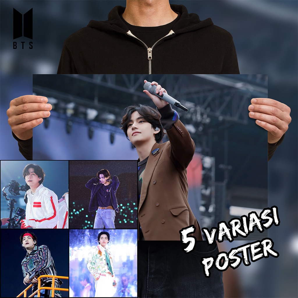 Jual Poster BTS V - PTD ON STAGE SEOUL Photo Sketch Size A3+ Ultra HD ...