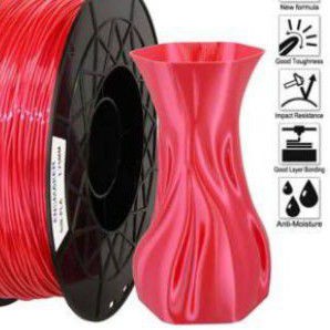 Jual fillament PLA red 3D Printer merah per meter | Shopee Indonesia