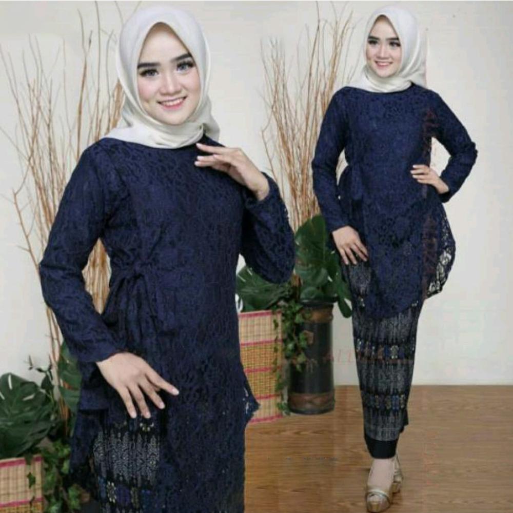Jual Set Kebaya Qirany / Atasan Kebaya Modern / Kebaya Kondangan Wanita ...
