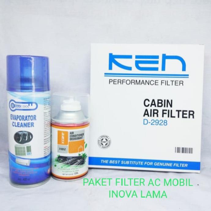 Jual Paket Lengkap Filter Ac Mobil Inova Lama Xcare Green Leaf Merek ...