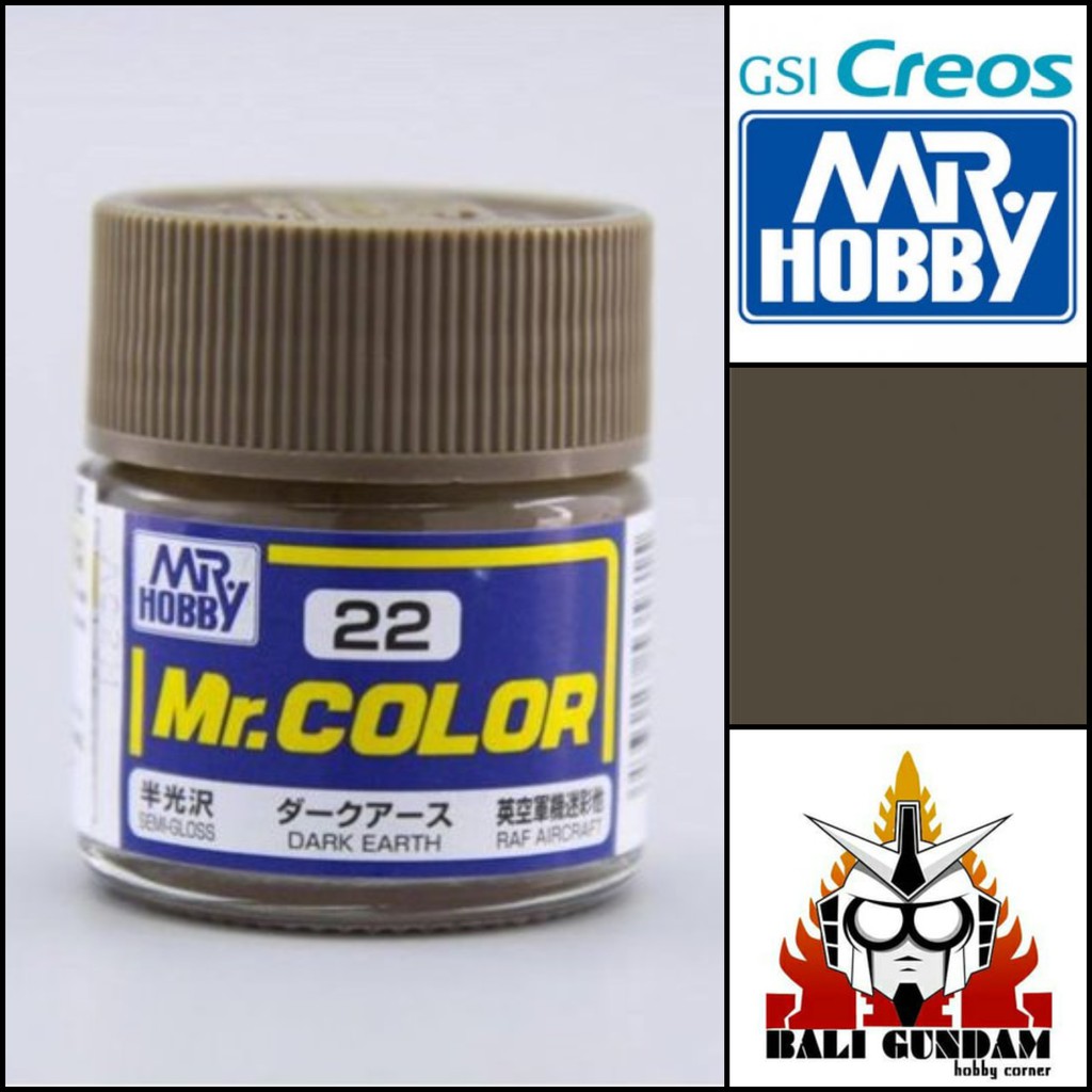 Jual MR COLOR C22 DARK EARTH CAT GUNDAM MODEL KIT AIRBRUSH - KUAS ...