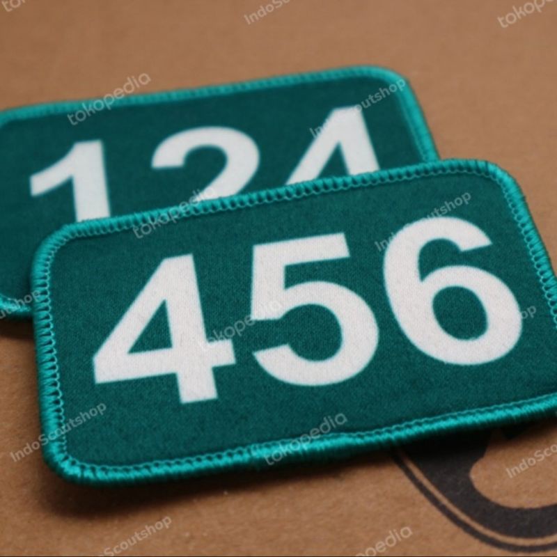 Jual Patch Merrowing Squid Game Number Random | Shopee Indonesia