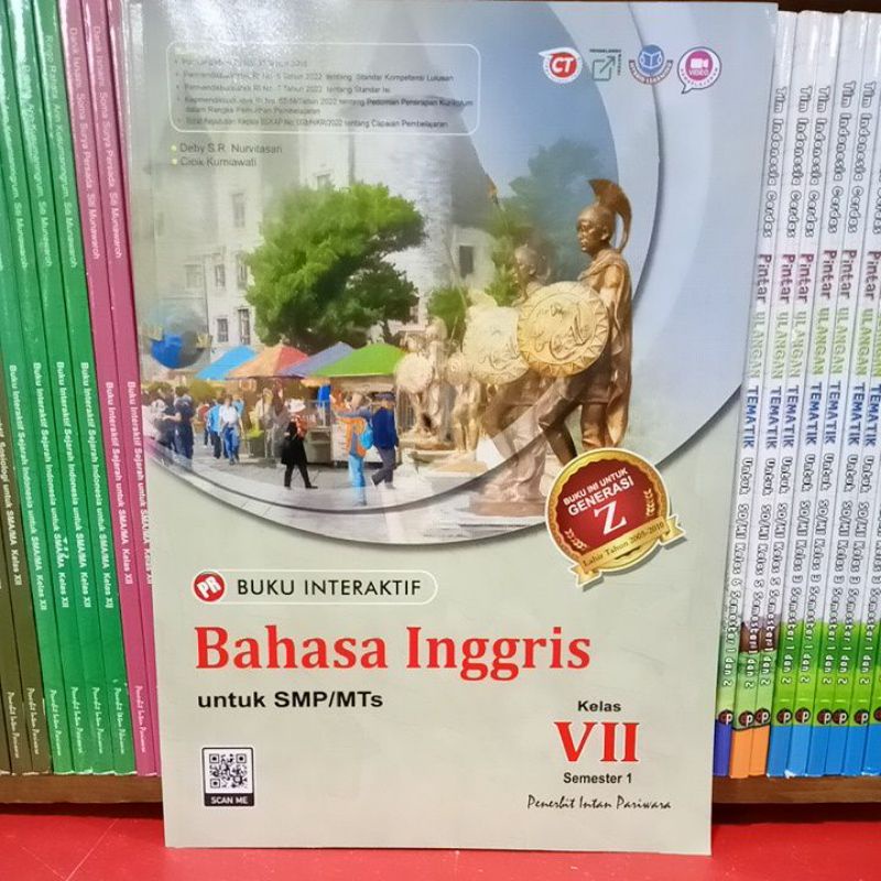 Jual Buku PR/LKS interaktif Bahasa Inggris kelas VII,7 SMP Semester 1 (K13 revisi) intan ...
