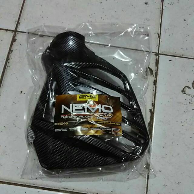 Jual Cover Tutup Radiator Yamaha Nmax 2015 - 2019 karbon hitam | Shopee ...