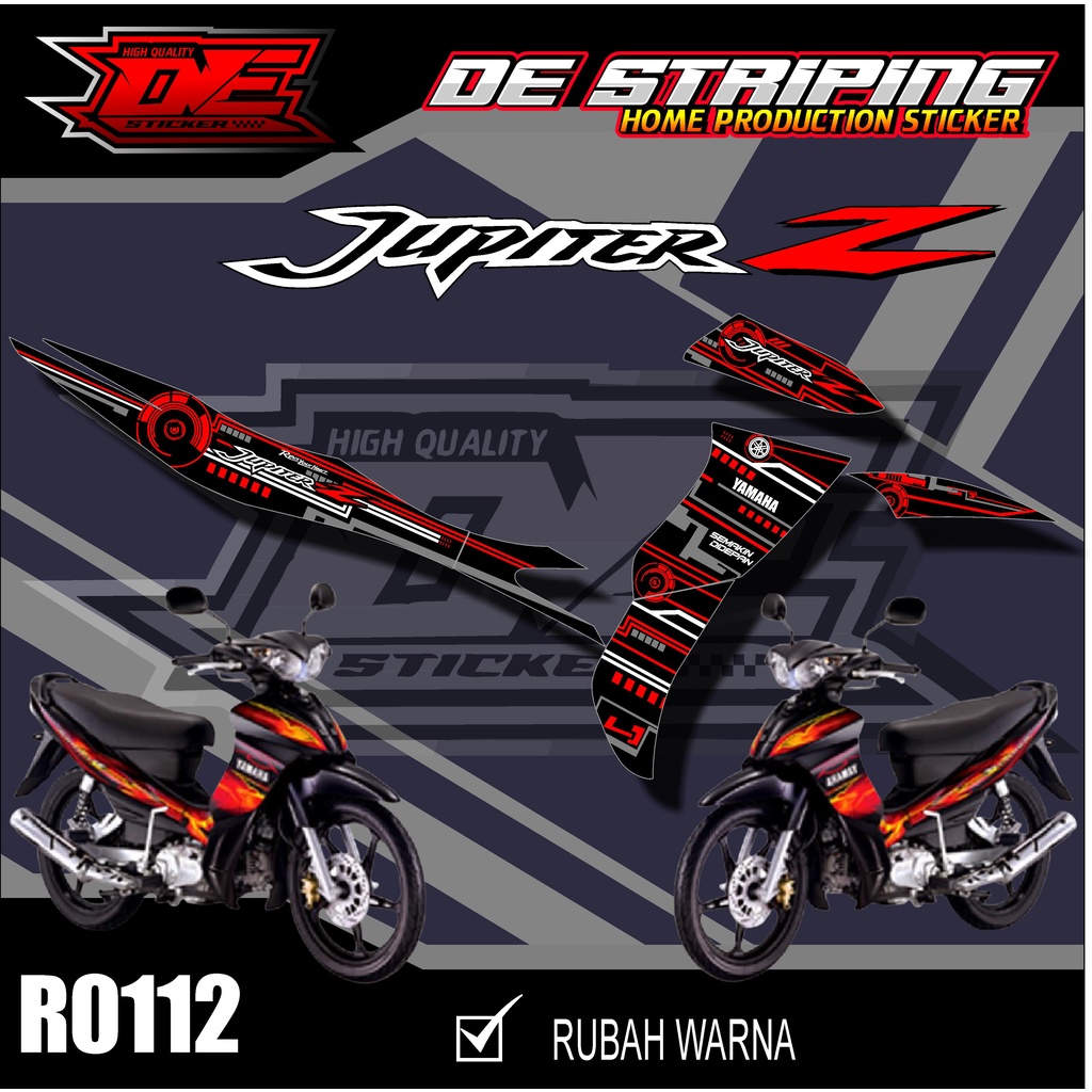 Jual Striping Variasi Motor JUPITER Z semi full R0112 | Shopee Indonesia