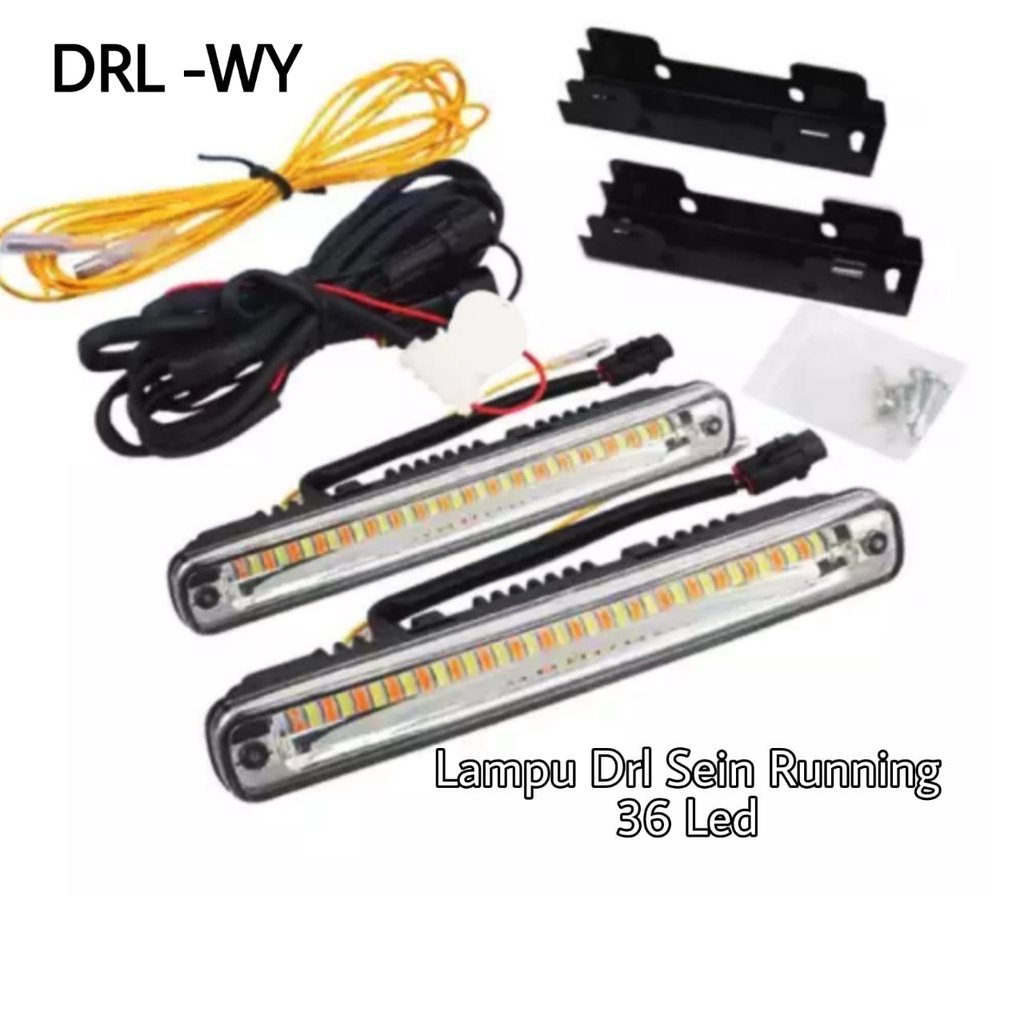 Jual Lampu DRL Sein 36 Led Putih Kuning | Shopee Indonesia
