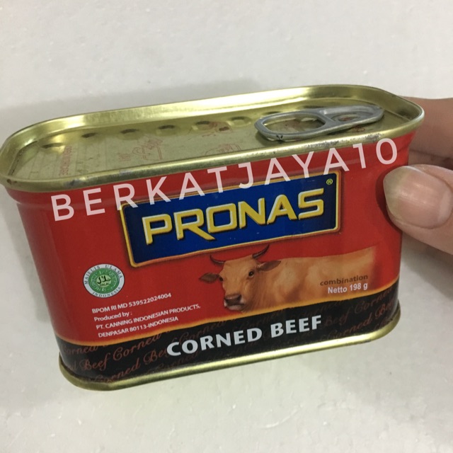 Jual PRONAS Corned Beef Kornet Daging Sapi 198 gr | Shopee Indonesia