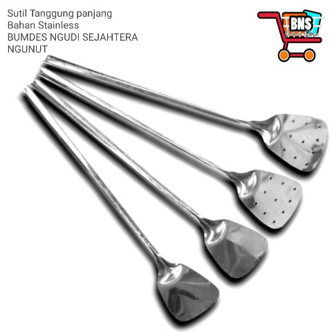 Jual SUTIL PENGGORENGAN UKURAN TANGGUNG PANJANG BAHAN STAINLESS STELL ...