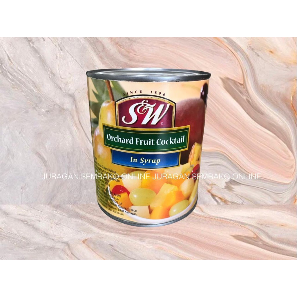 Jual (JSO) SW ORCHARD FRUIT COCKTAIL 825gr / Buah Kaleng | Shopee Indonesia
