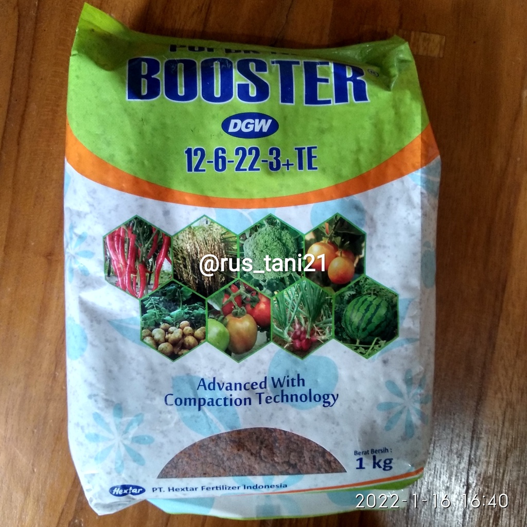 Jual Pupuk NPK BOOSTER DGW 5KG kandungan N 12% P 6% K 22% + TE | Shopee ...