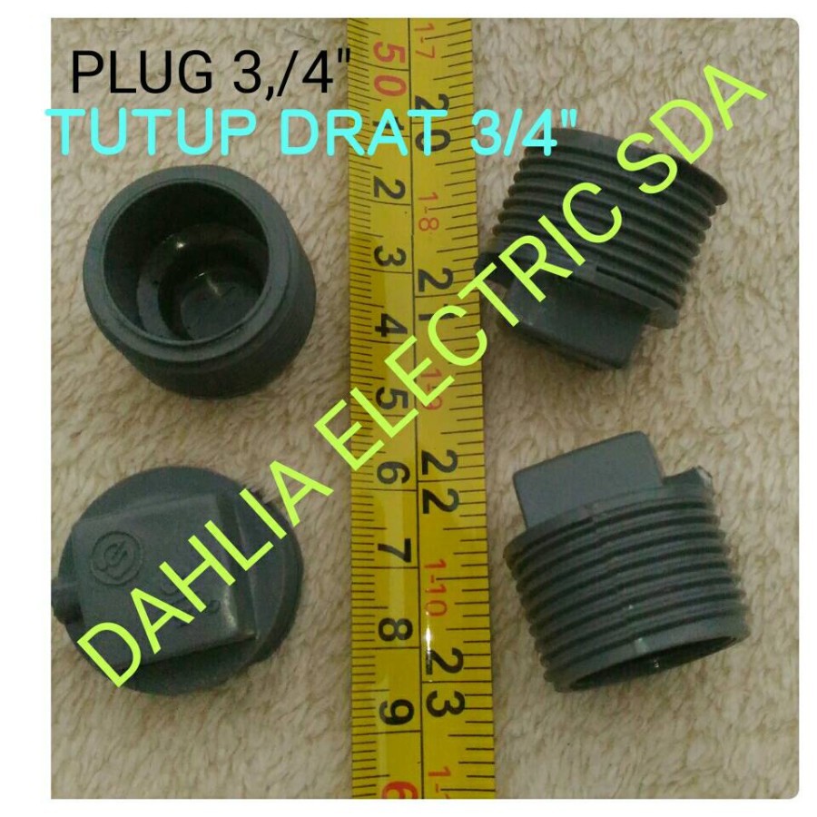 Jual PLUG DRAT LUAR 3/4 INCH PVC | Shopee Indonesia