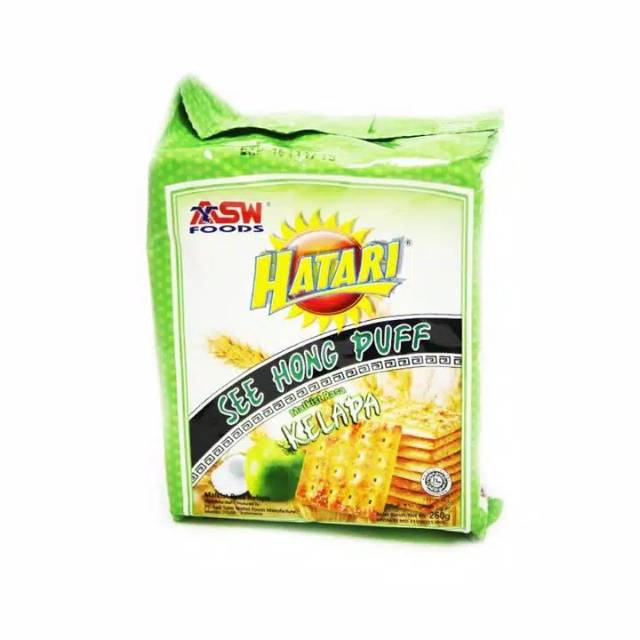 Jual SNACK HATARI SEE HONG PUFF BISKUIT MALKIST RASA KELAPA 260 GRAM ...