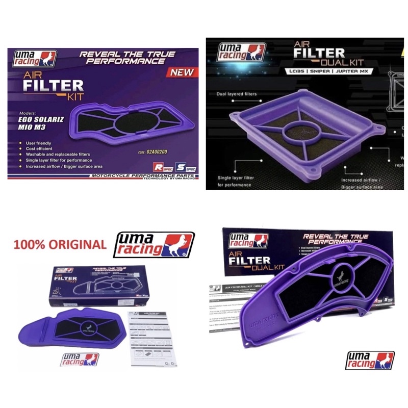 Jual [Uma Racing]Filter Udara Uma Racing Nmax Pcx150 MioM3 Jupiter Mx ...