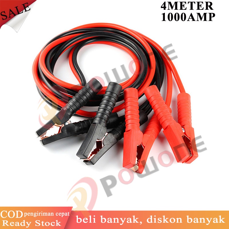 Jual [Kabel Jumper] POWONE Heavy Duty Booster Cable Kabel Jumper Aki ...