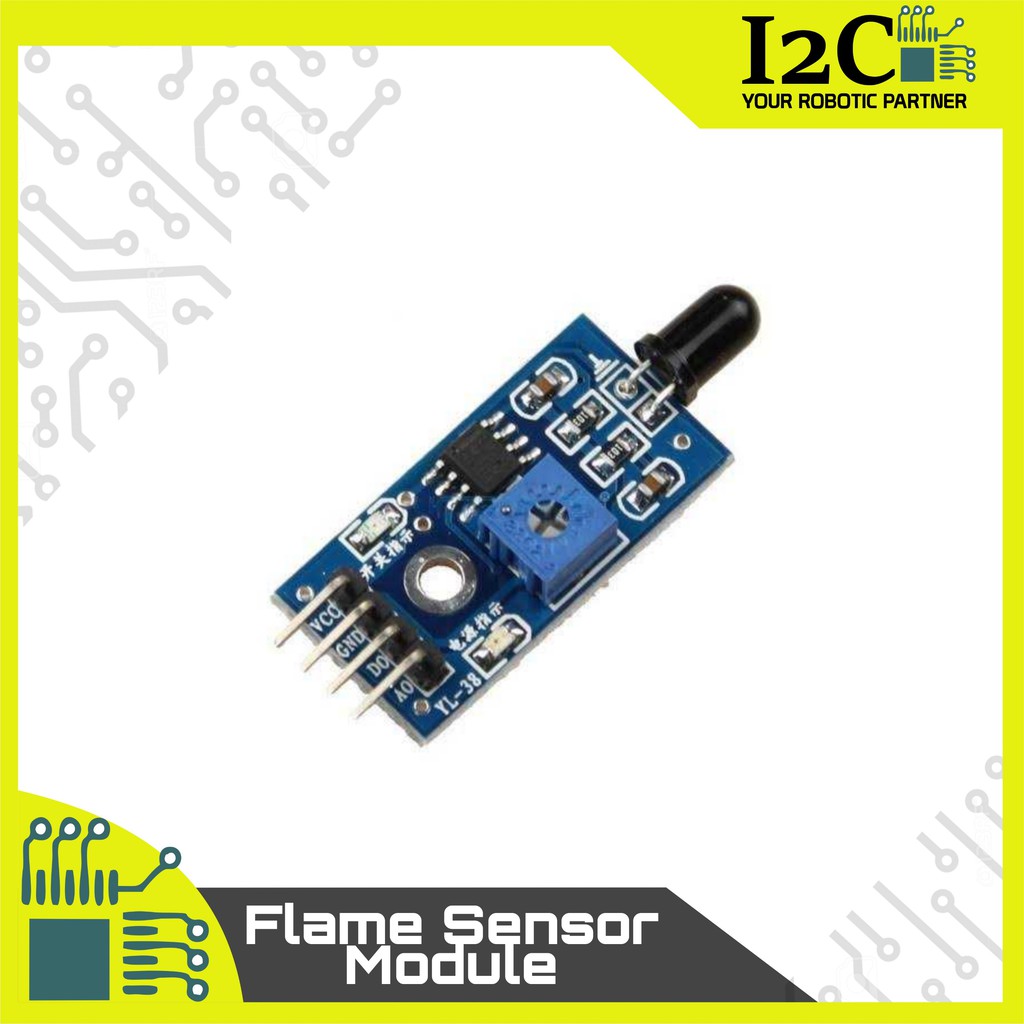 Jual LM393 SENSOR API FLAME SENSOR MODULE | Shopee Indonesia
