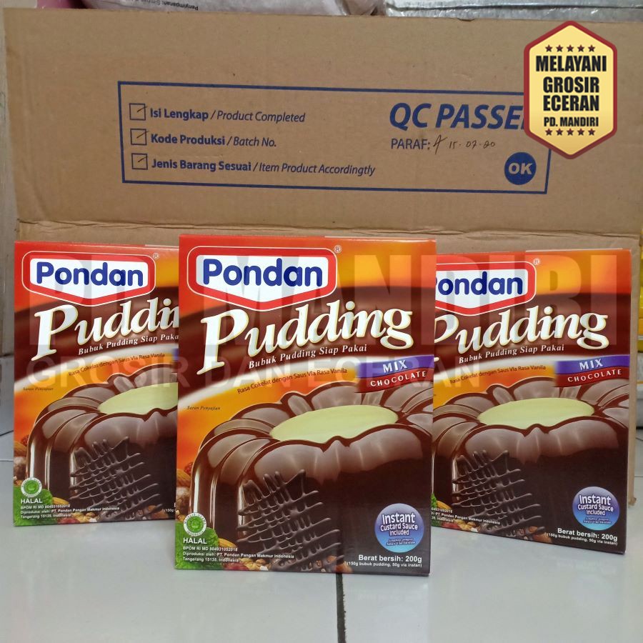 Jual PONDAN PUDDING COKELAT 200 GR | Shopee Indonesia
