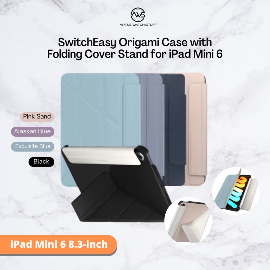 Jual SwitchEasy Origami Case with Folding Cover Stand for iPad Mini 6 8 ...