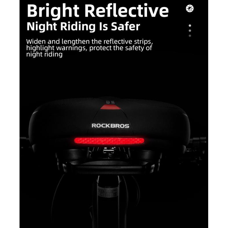 Jual ROCKBROS Sadel Sepeda Soft M Foam Shockproof MTB Seli Bike Saddle ...