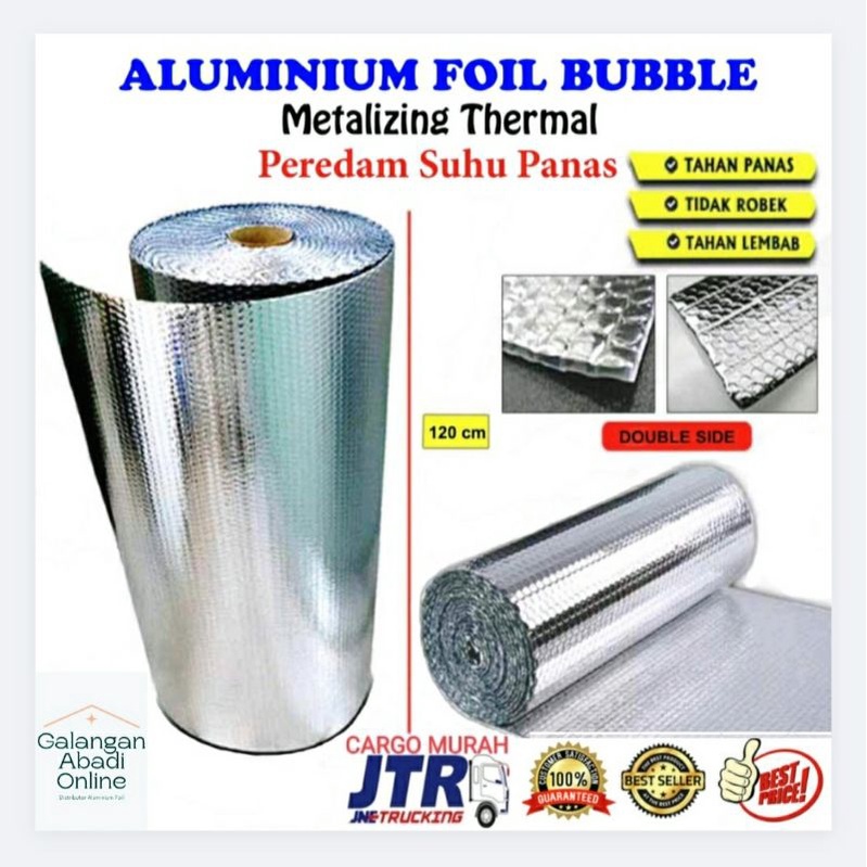 Jual Peredam Panas Atap Aluminium Foil Bubble 10 Meteran | Shopee Indonesia