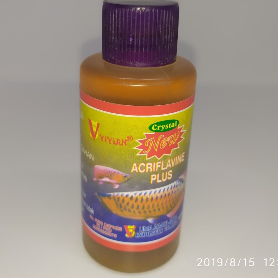 Jual ACRIPLAVINE PLUS VIVIAN / OBAT KUNING IKAN HIS / OBAT JAMUR LUKA ...