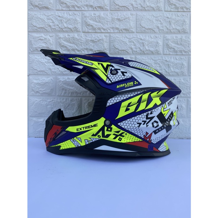 Jual HELM CROSS GIX TRAIL TRABAS SP EDITION | Shopee Indonesia