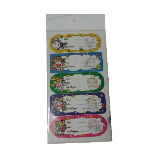 Jual Stiker Nama / Sticker nama / stiker label nama | Shopee Indonesia