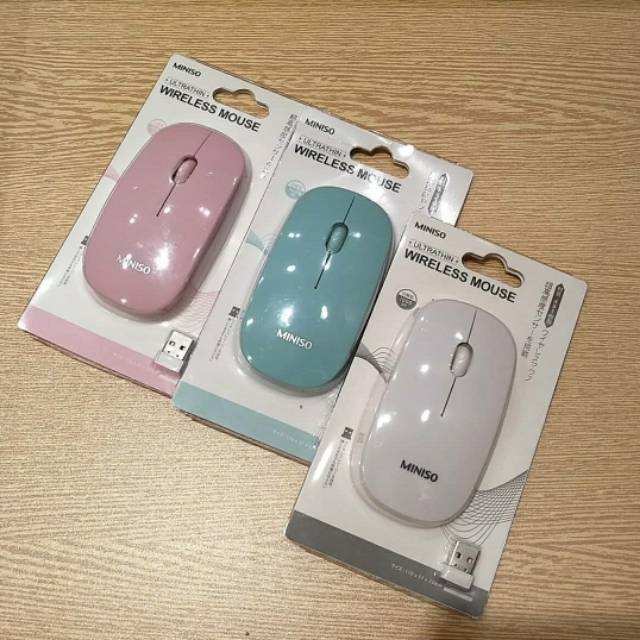 Jual Ultrathin Wireless Mouse Miniso | Shopee Indonesia