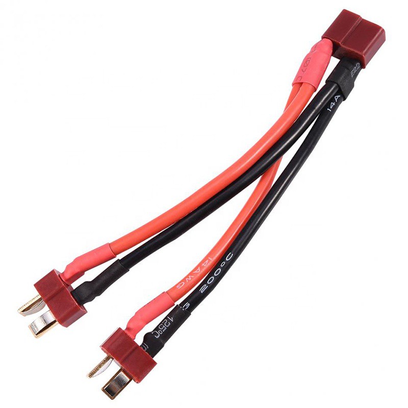 Jual Kabel Paralel T plug Parallel battery Harness Y Cable 14AWG ...