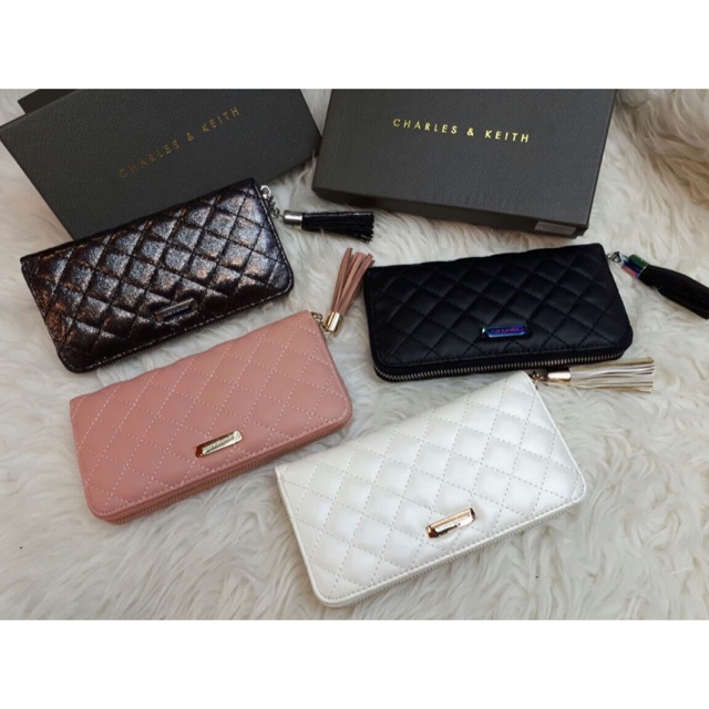 Jual Dompet Charles&Keith Quilted ORIGINAL | Shopee Indonesia