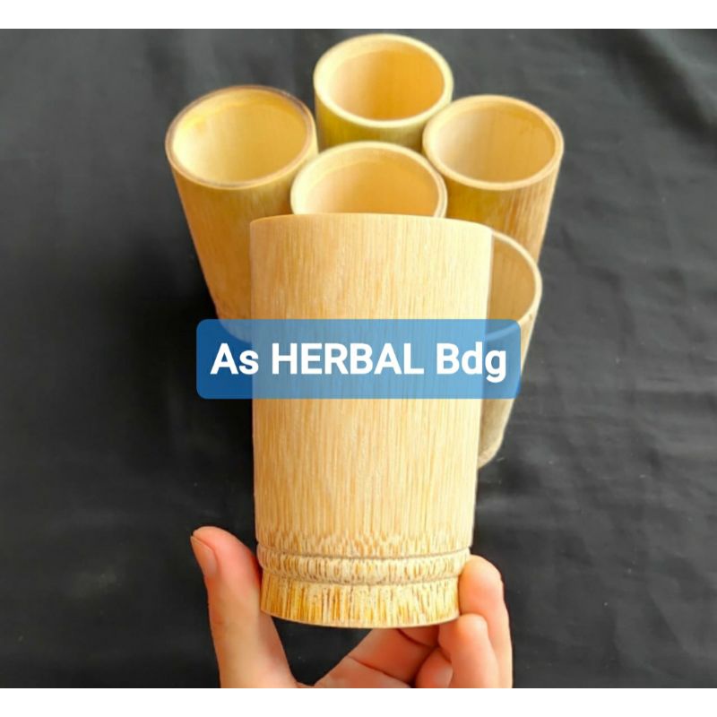 Jual Cangkir bambu gelas bambu 1 set isi 2 pcs | Shopee Indonesia