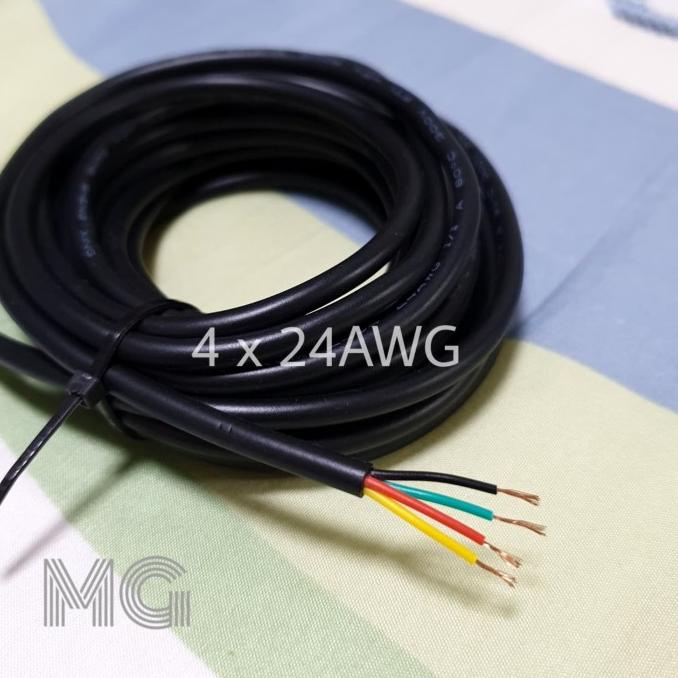 Jual Kabel Isi 4, Kabel Awg 24 ( 4 Jalur ) 5 Meter | Shopee Indonesia