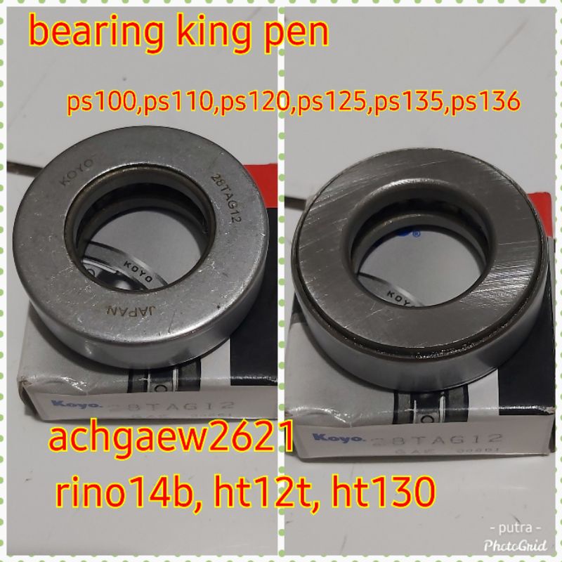 Jual bearing king pen lahar king pen kin pin king pin ps100 ps120 ps125 ...