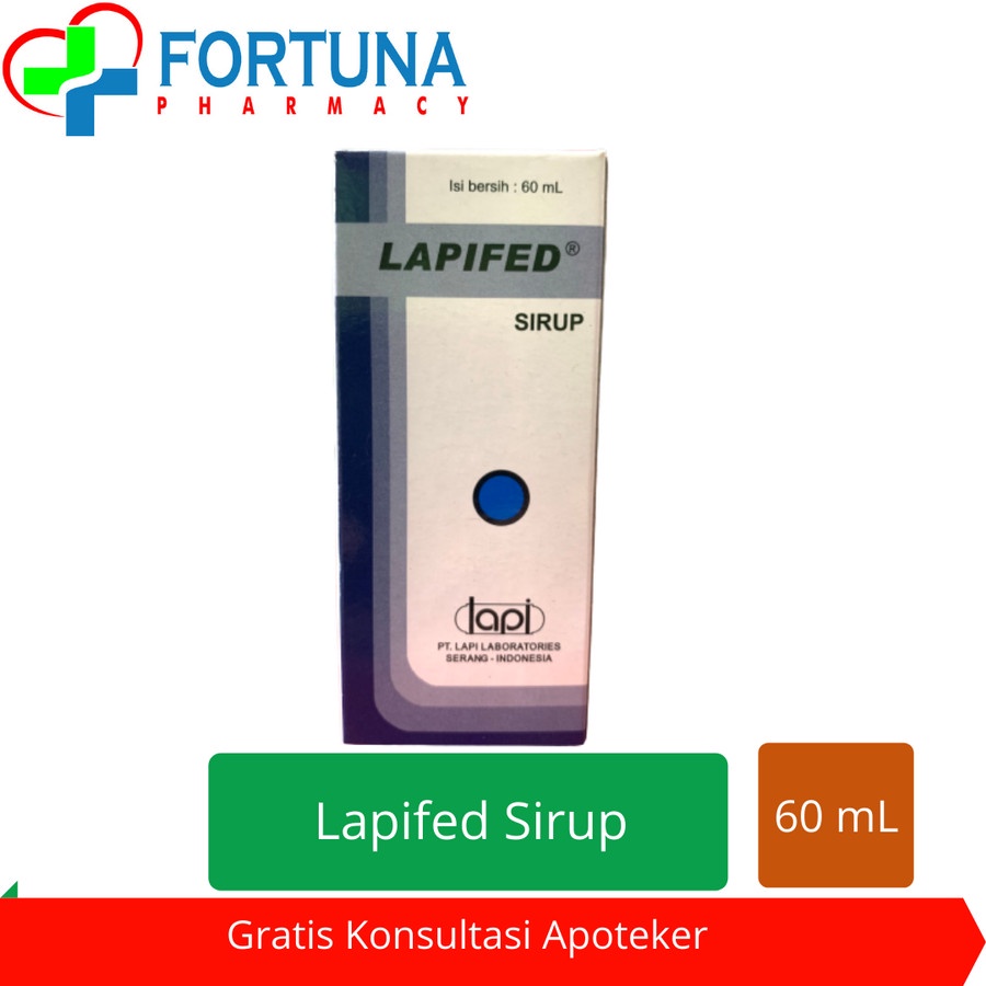 Jual Lapifed sirup 60 ml | Shopee Indonesia