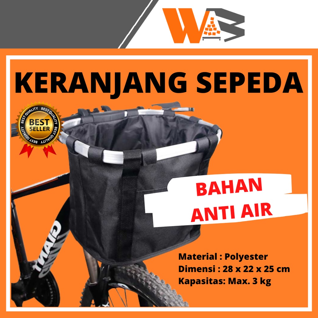 Jual COD Keranjang Sepeda Lipat Mini Sepda Keranjang Kranjang Sepeda ...