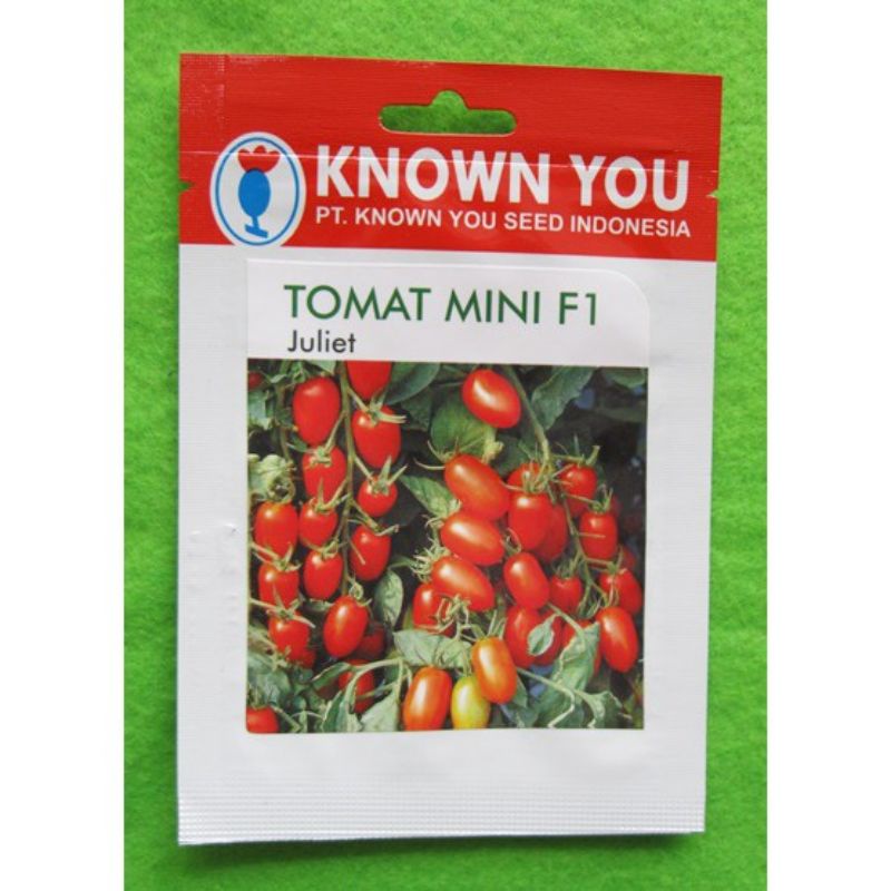Jual Benih Biji Tomat Mini F1 Cherry Juliet Pack - Known You Seed ...